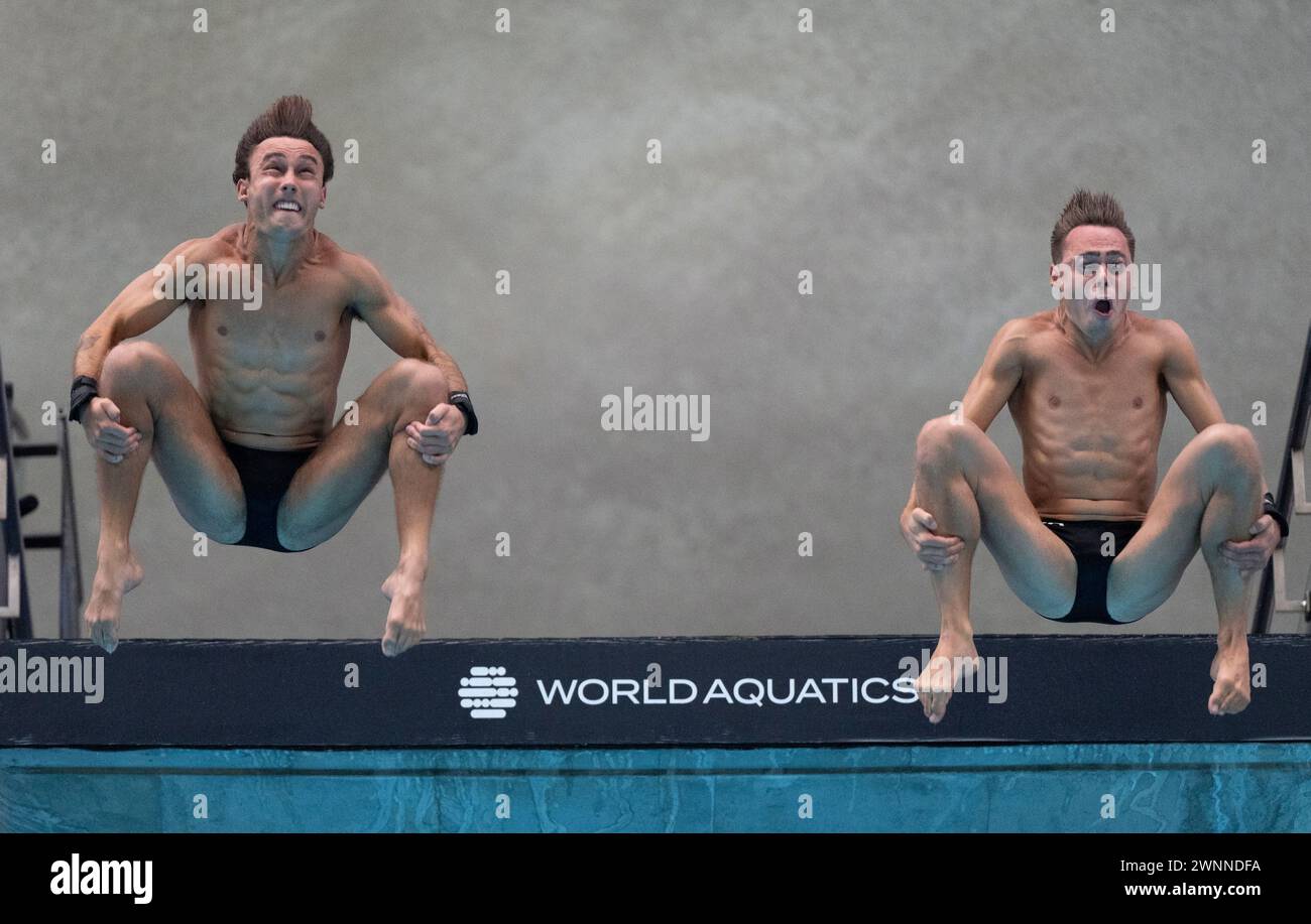Montreal, Canada. 03rd Mar, 2024. Maxwell Flory and Zachary Cooper of ...