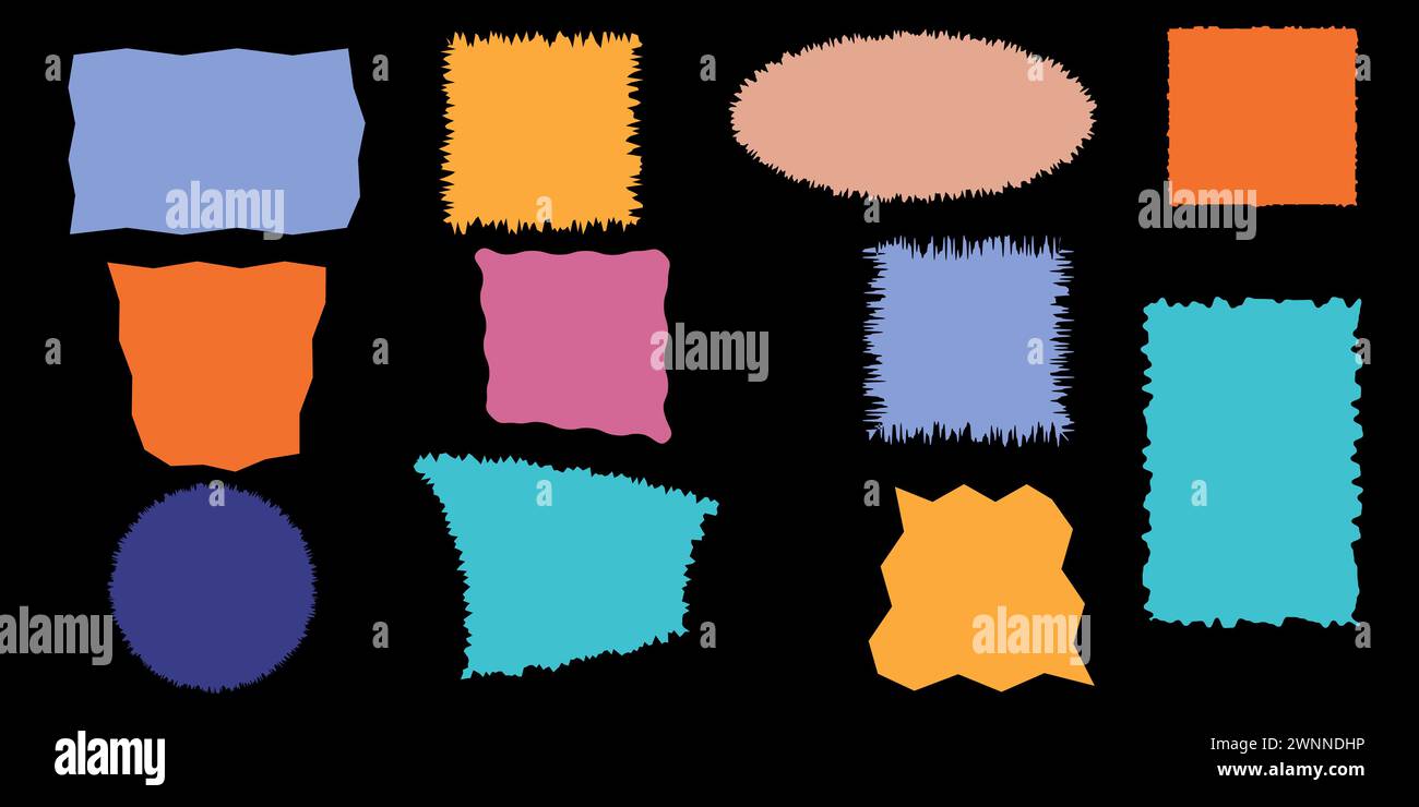 colored free form isolated vector Stock Vector Image & Art - Alamy