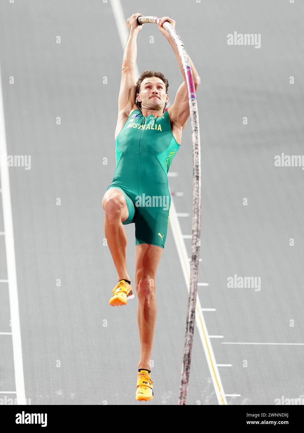 Australia's Kurtis Marschall in the Men's Pole Vault during day three ...