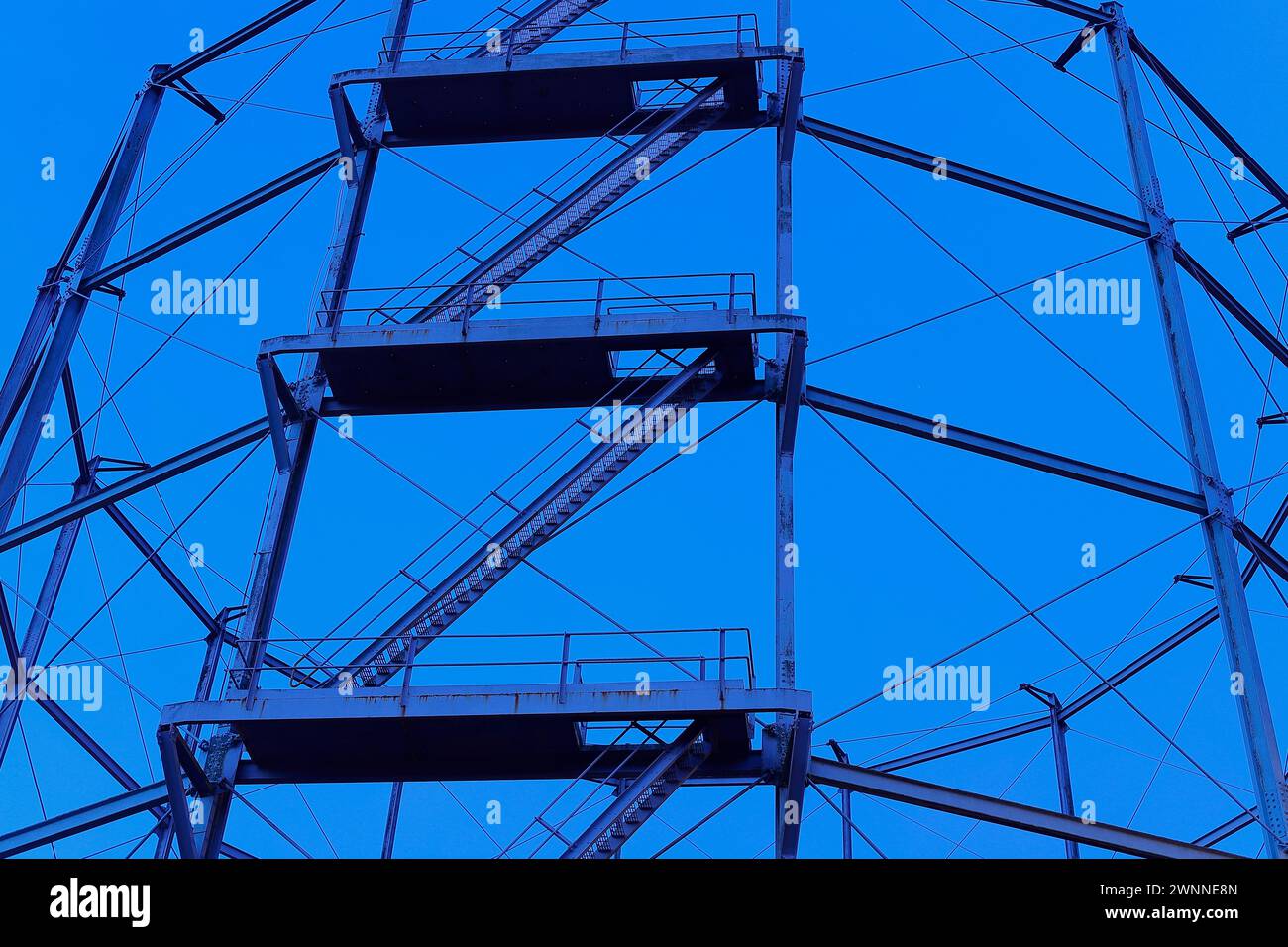 Gasometer at Crossgates in Leeds, West Yorkshire, that is scheduled to ...