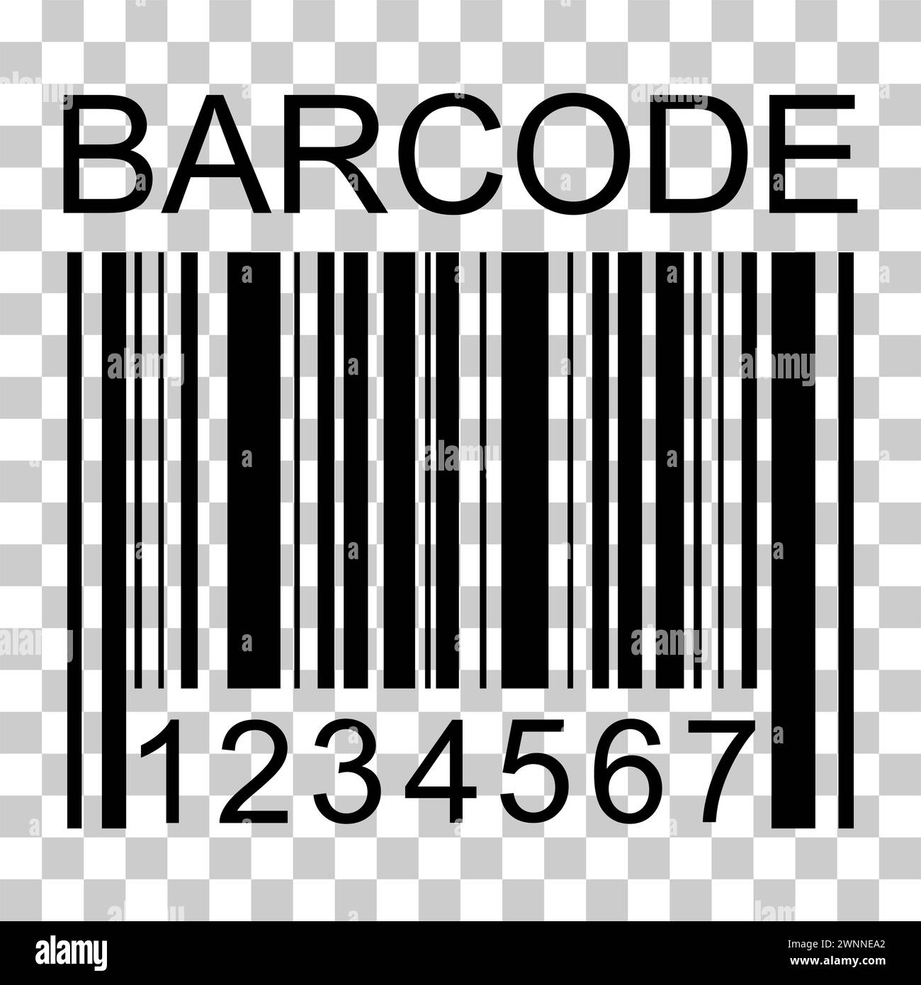 Barcode vector icon. Bar code for web flat design. Isolated ...