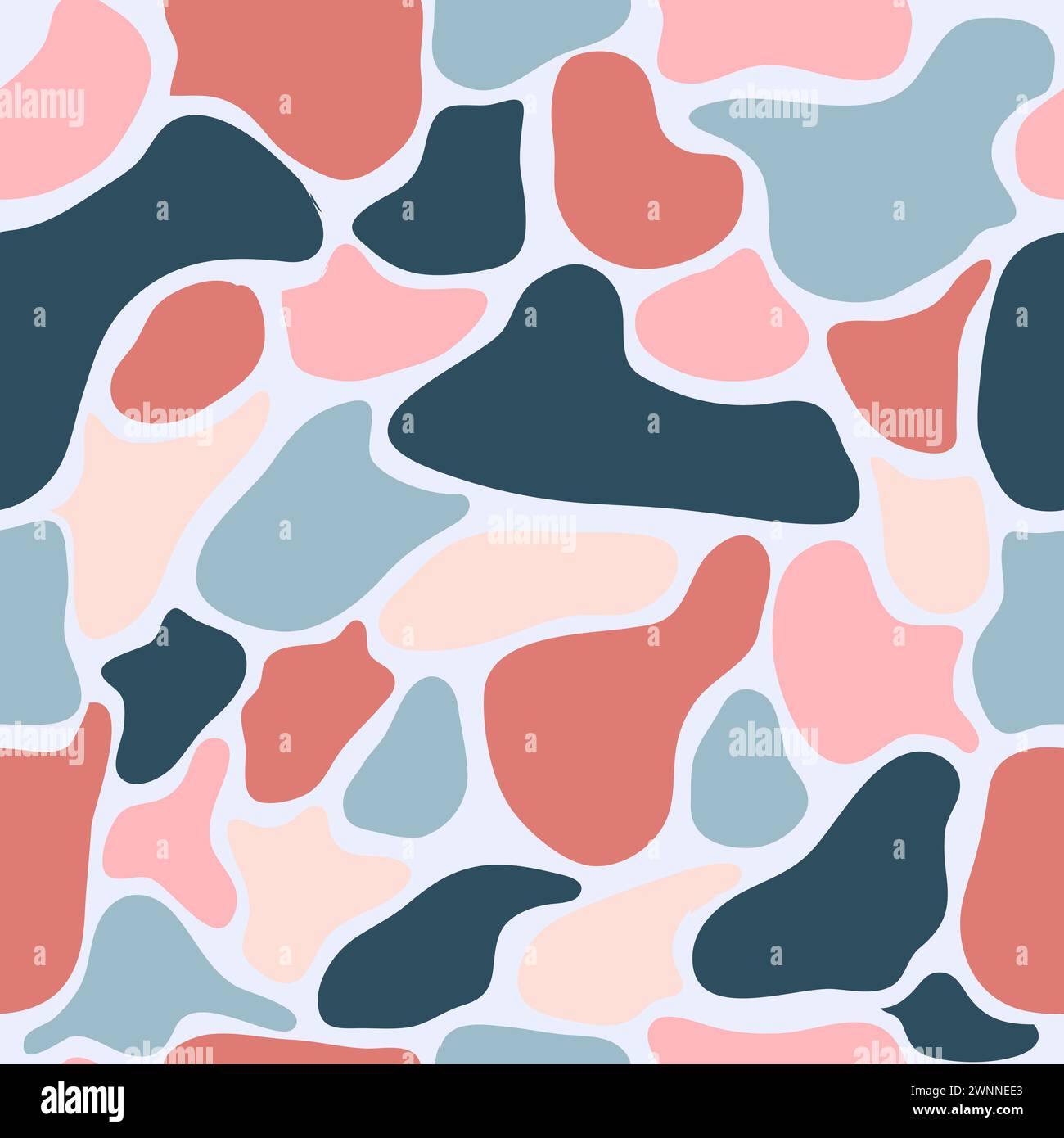 seamless pattern with free form vector Stock Vector Image & Art - Alamy