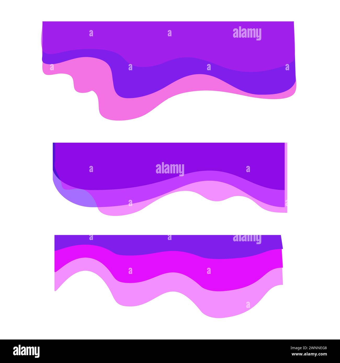 Set of pink and blue seaprator headers Stock Vector Image & Art - Alamy