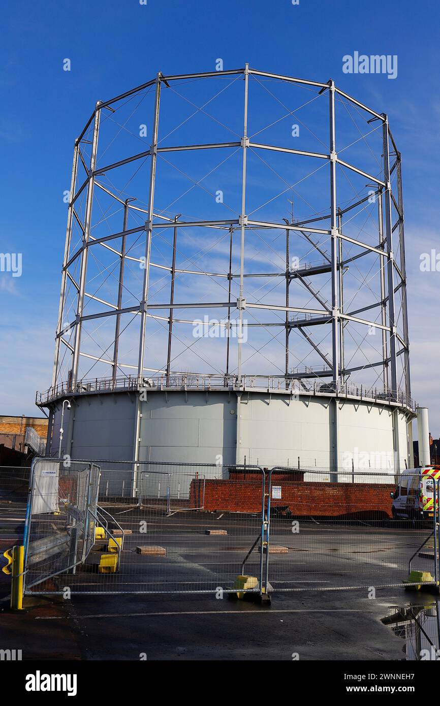 Gasometer at Crossgates in Leeds, West Yorkshire, that is scheduled to ...