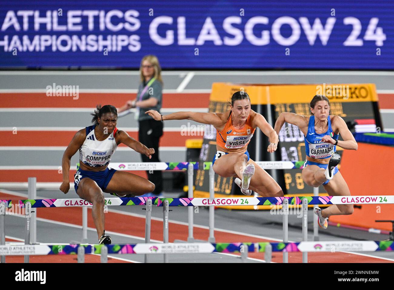 Glasgow, UK. 03rd Mar, 2024. GLASGOW, UNITED KINGDOM - MARCH 3: Nadine Visser of the Netherlands ...