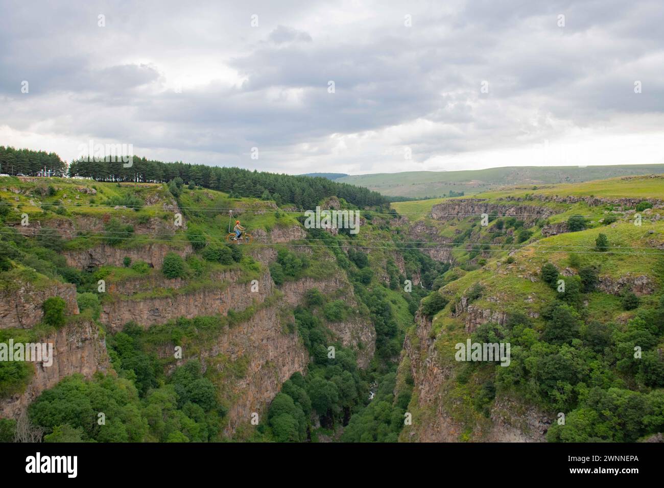 Dashbashi Canyon in Georgia is very picturesque in summer Stock Photo ...