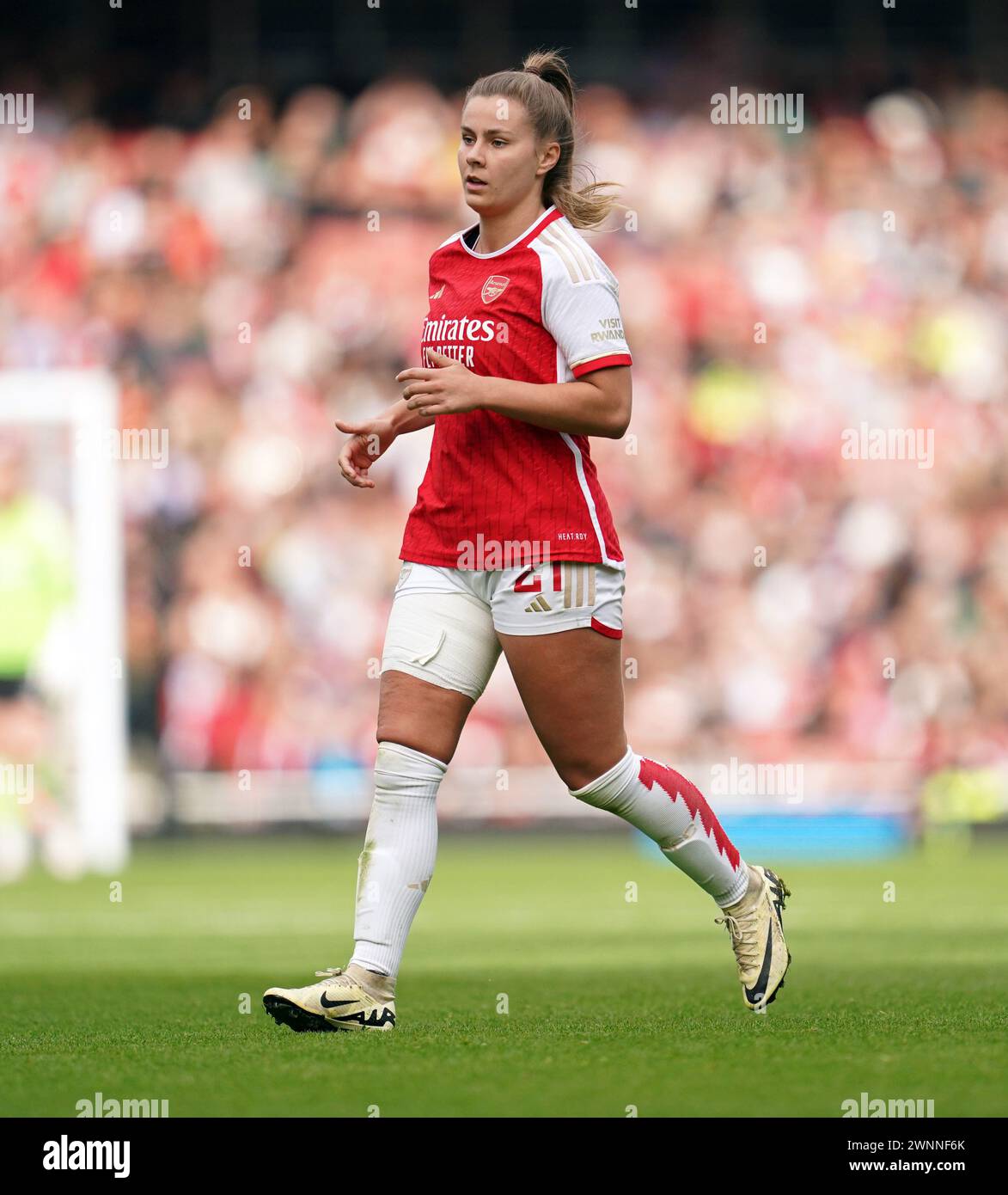 Arsenal's Victoria Pelova during the Barclays Women's Super League ...
