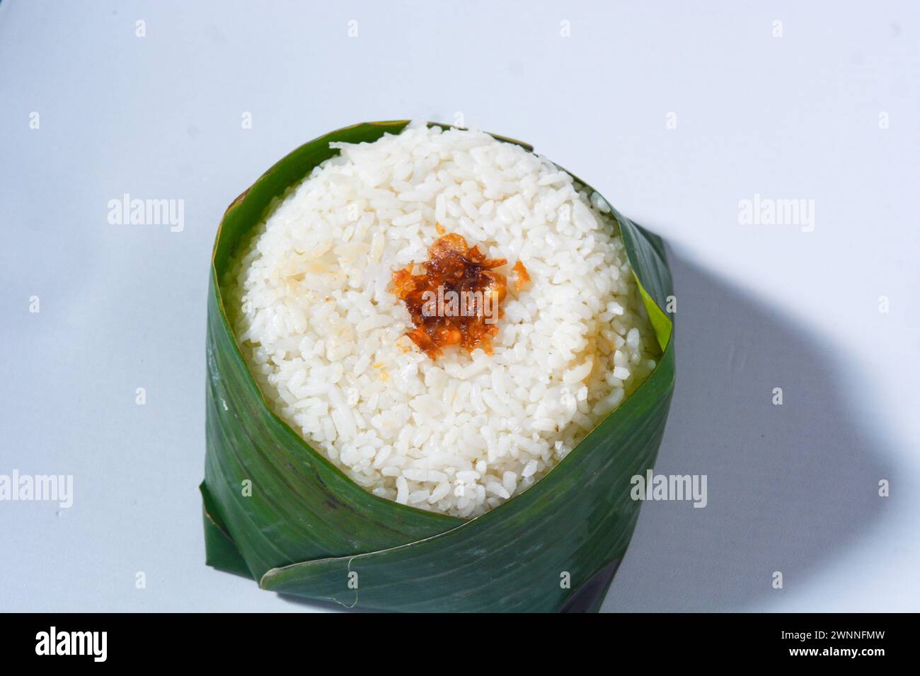Photo of typical uduk rice from Indonesia with a typical Asian spice ...