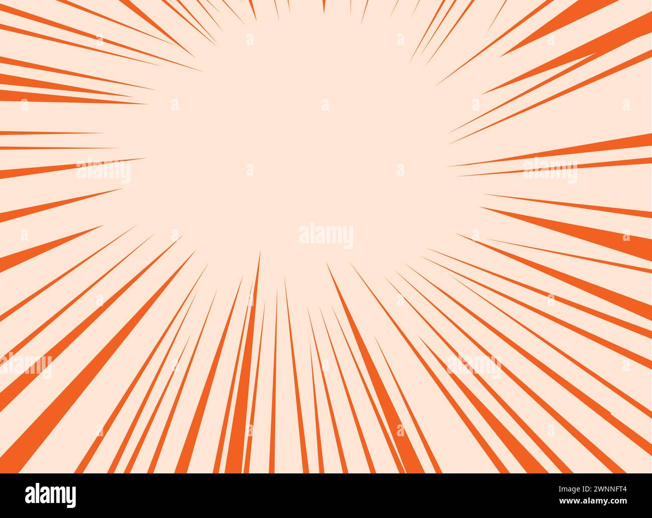 Manga effect, line of movement. Black and white retro illustration ...