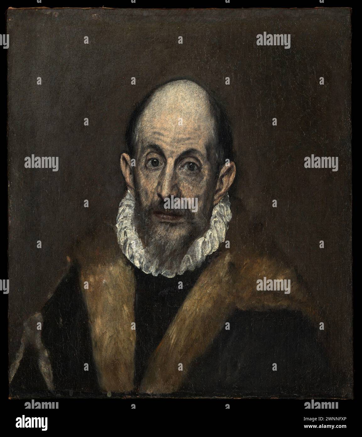 Portrait of an Old Man. El Greco (Domenikos Theotokopoulos). ca. 1595 ...