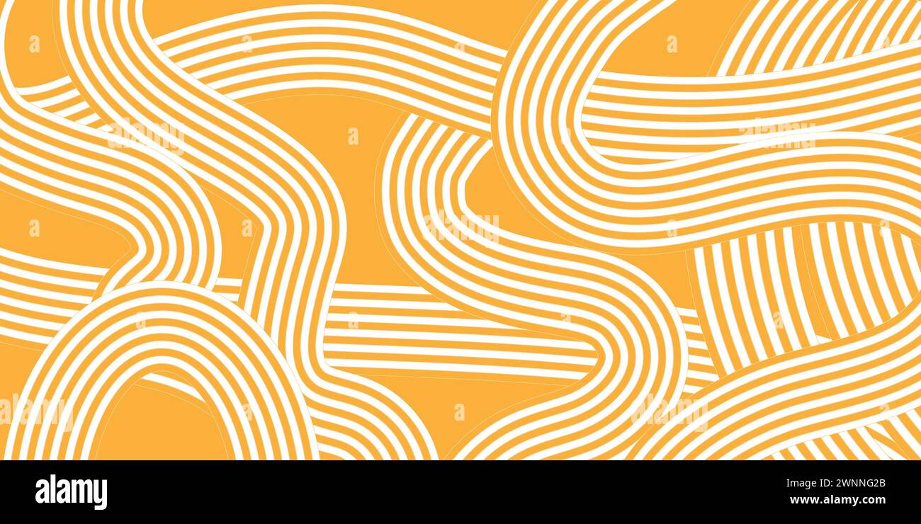 Wave noodle Stock Vector Images - Alamy