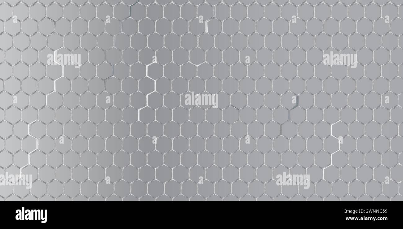 honeycomb metal pattern vector Stock Vector Image & Art - Alamy