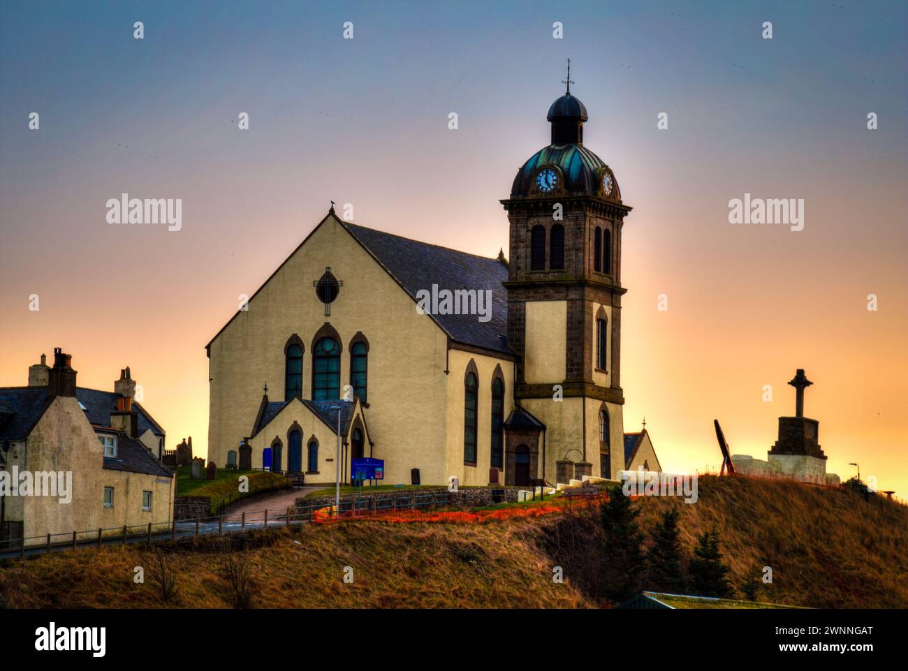 macduff church aberdeenshire scotland Stock Photo - Alamy