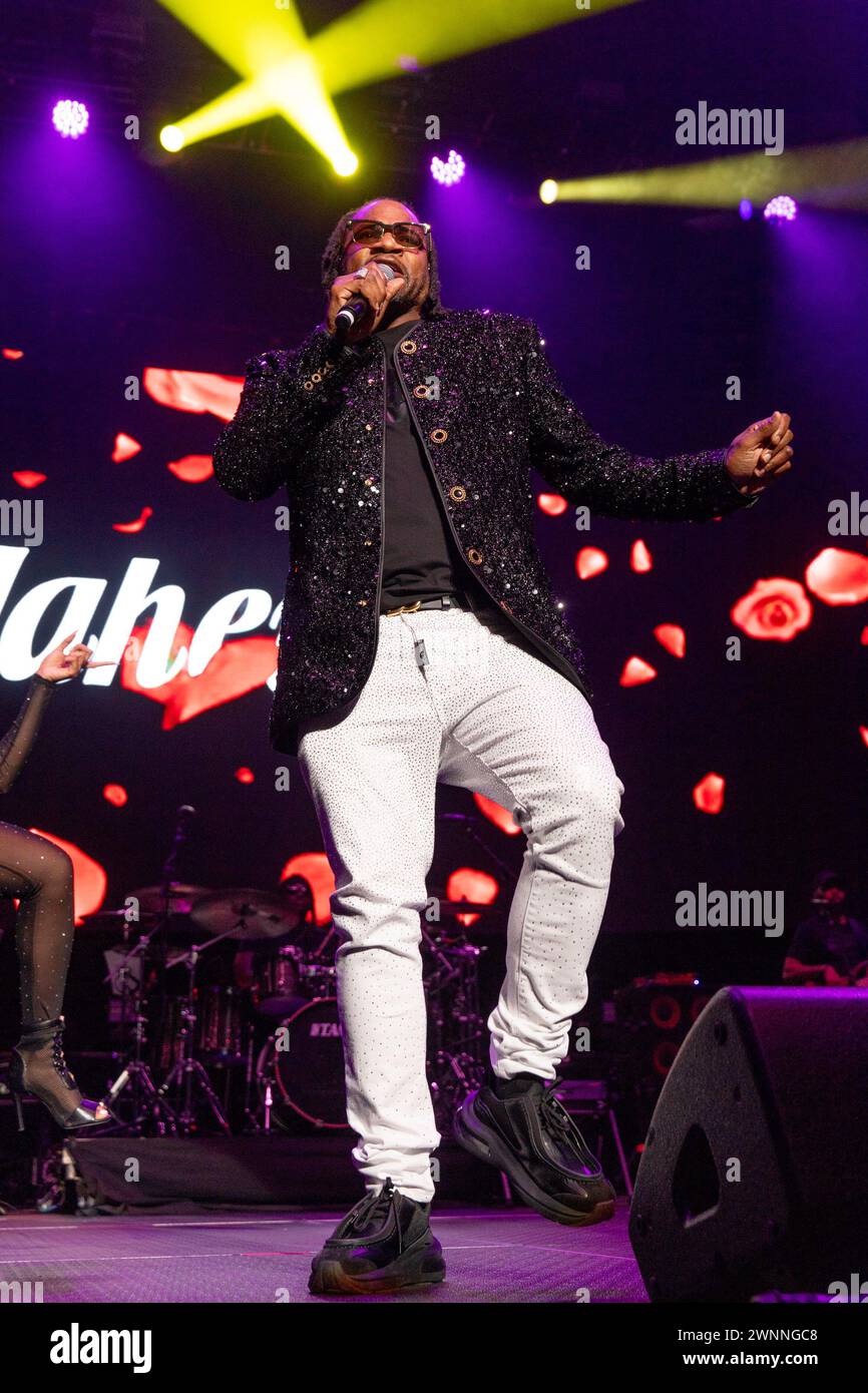 Milwaukee, USA. 02nd Mar, 2024. Singer Jaheim (Jaheim Hoagland) during ...