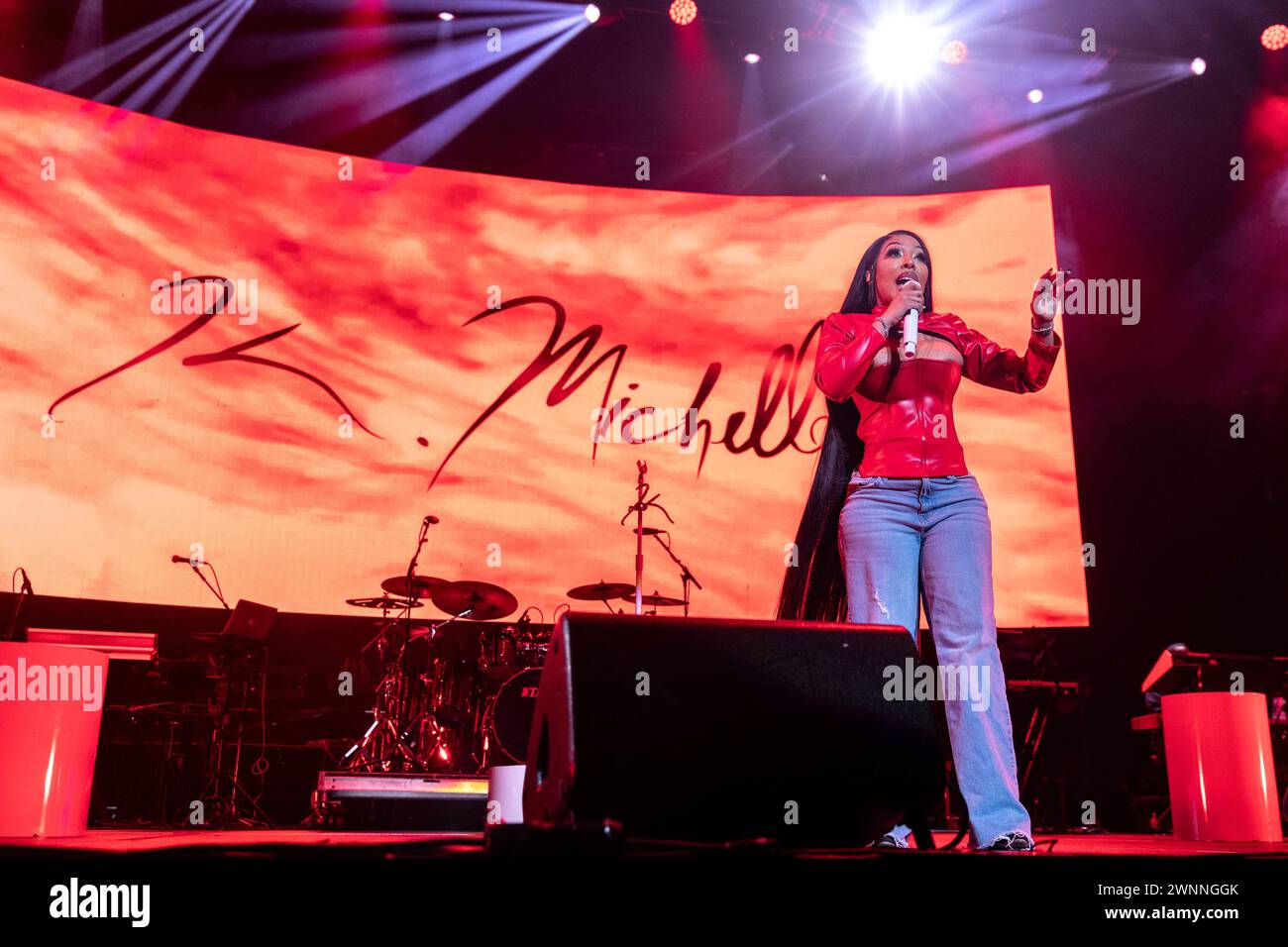 Milwaukee, USA. 02nd Mar, 2024. Singer K. Michelle (Kimberly Michelle ...