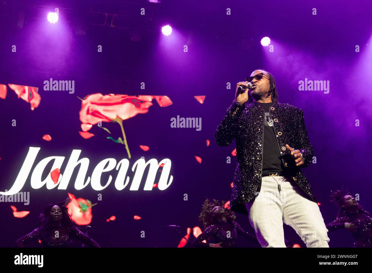Milwaukee, USA. 02nd Mar, 2024. Singer Jaheim (Jaheim Hoagland) during ...