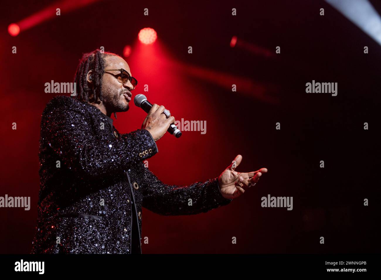 Milwaukee, USA. 02nd Mar, 2024. Singer Jaheim (Jaheim Hoagland) during ...