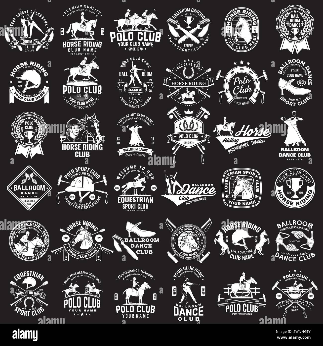 Team canada equestrian Stock Vector Images - Alamy