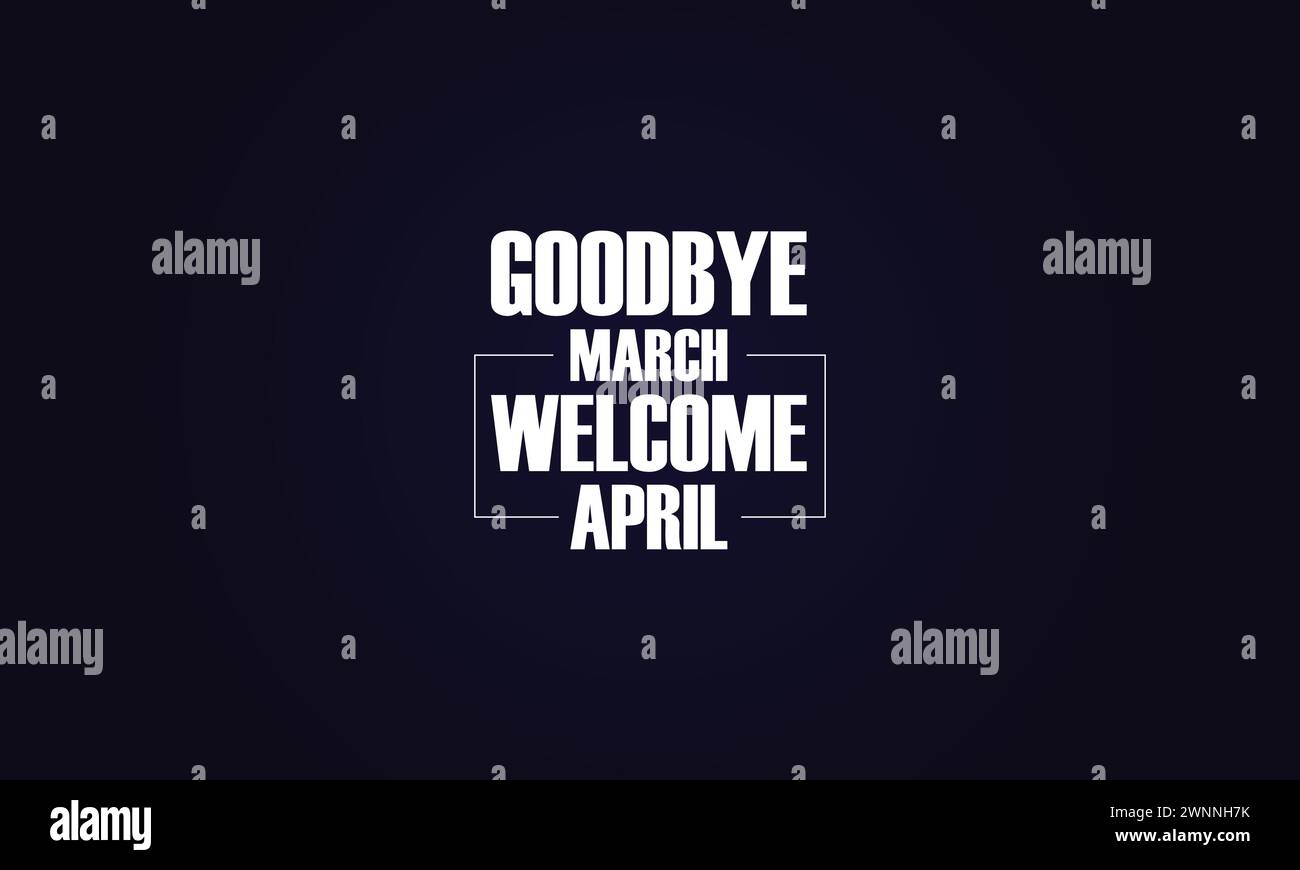 Welcome april Stock Vector Images - Alamy