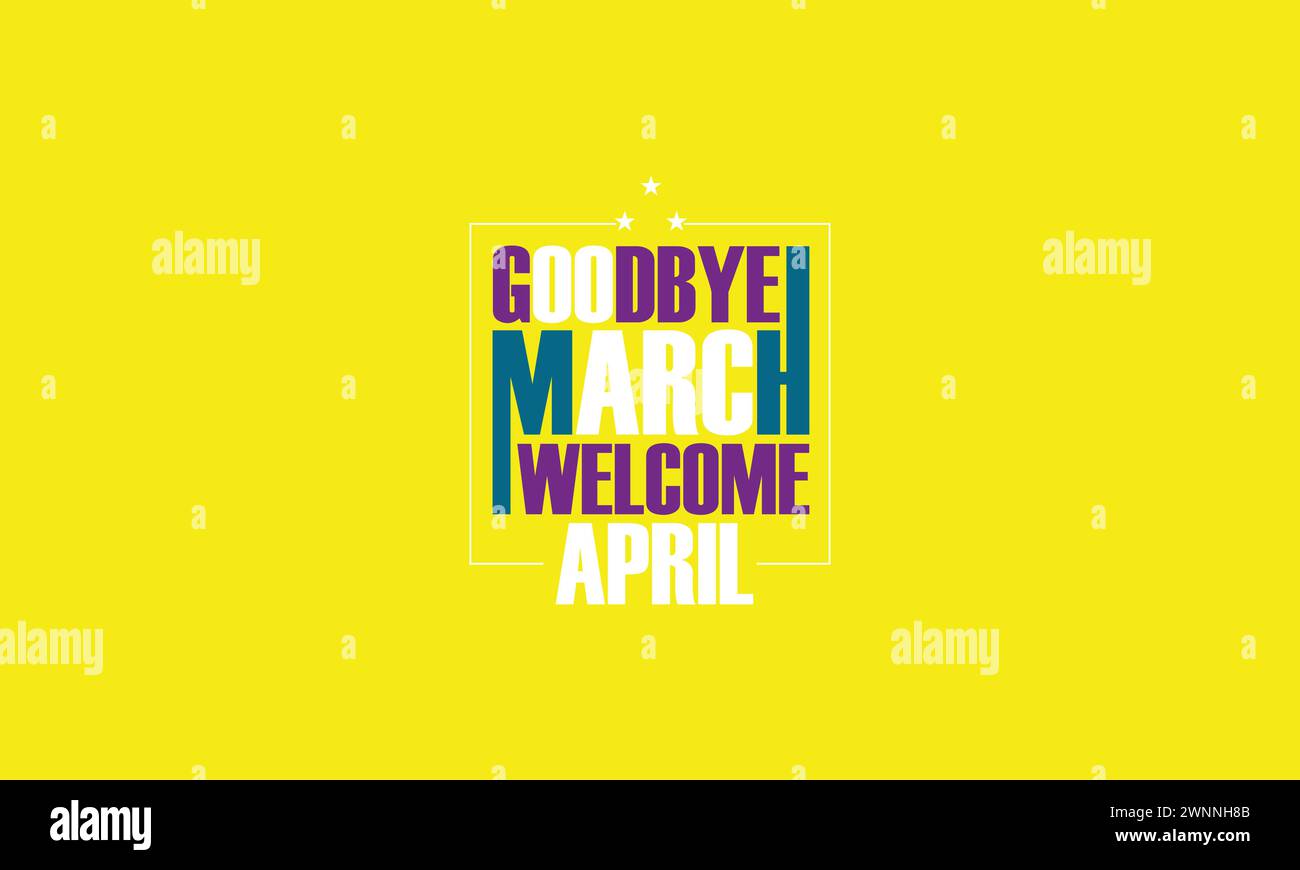 Welcome april Stock Vector Images - Alamy
