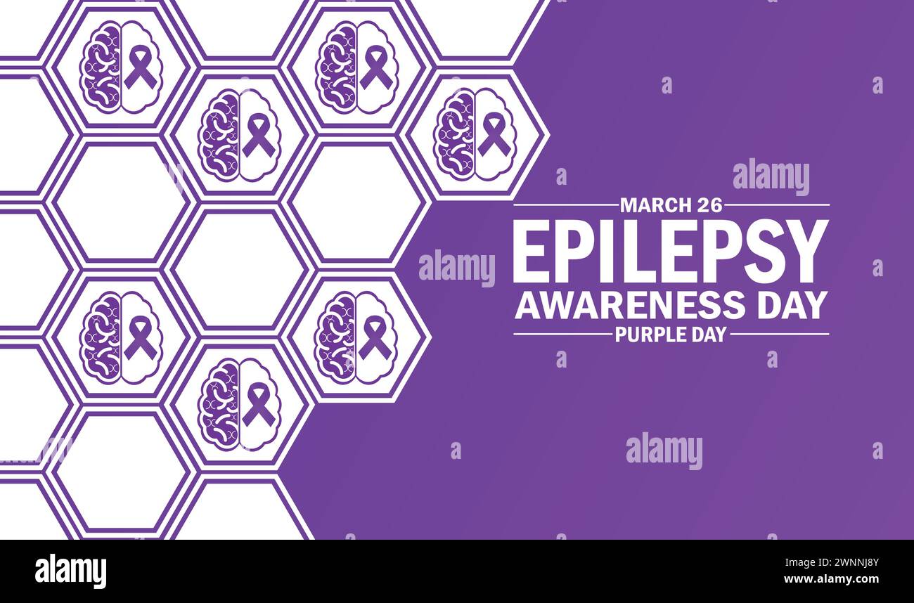 Epilepsy Awareness Day Purple Day wallpaper with shapes and typography ...