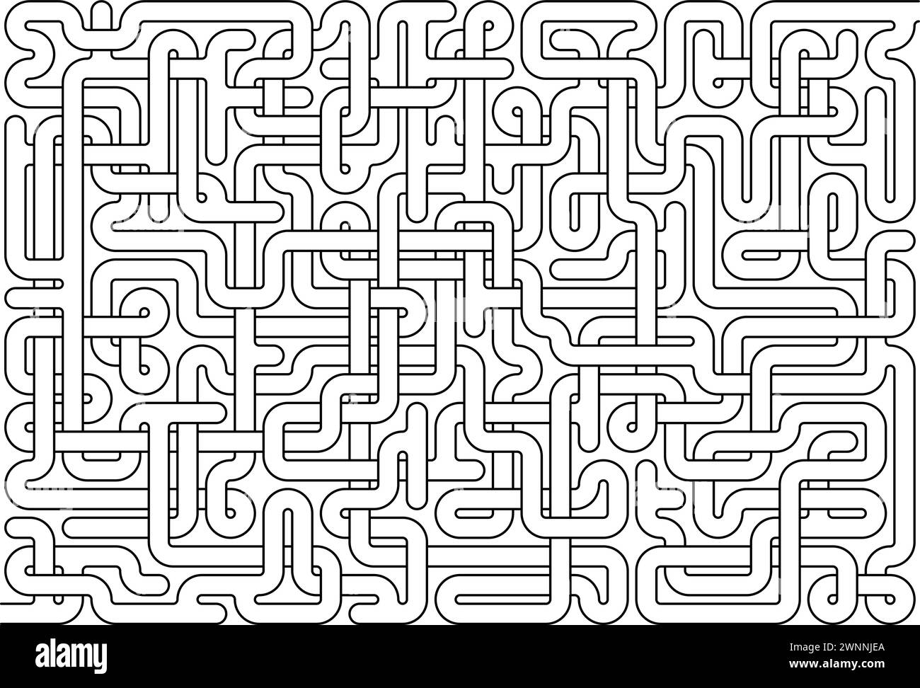 Vector maze isolated on white background. Education logic game labyrinth for kids. With the ...