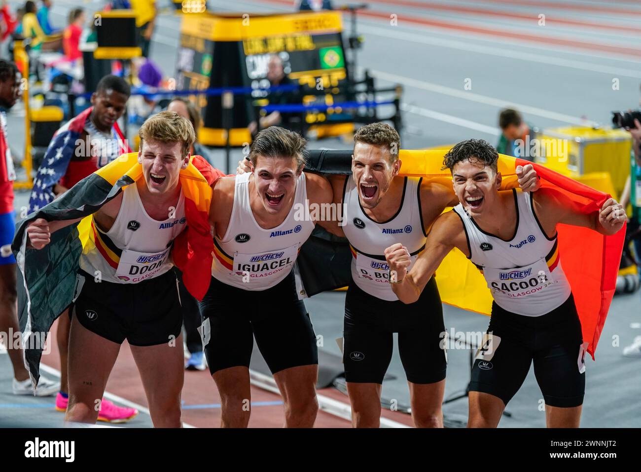400 m relay hi-res stock photography and images - Alamy