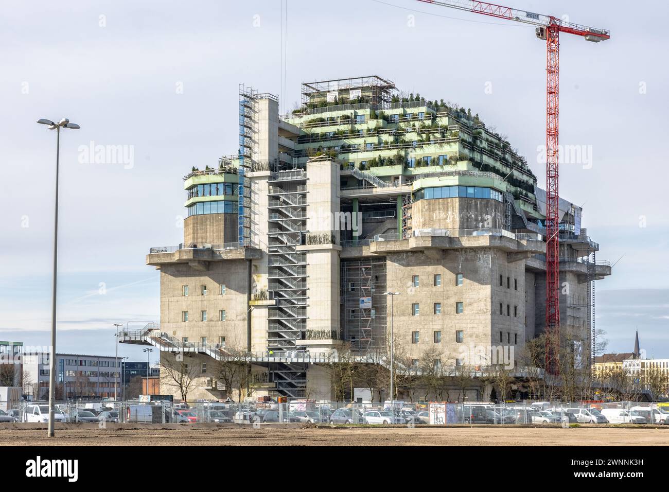 Hamburg, Germany. 29th Feb, 2024. View of the Green Bunker at ...
