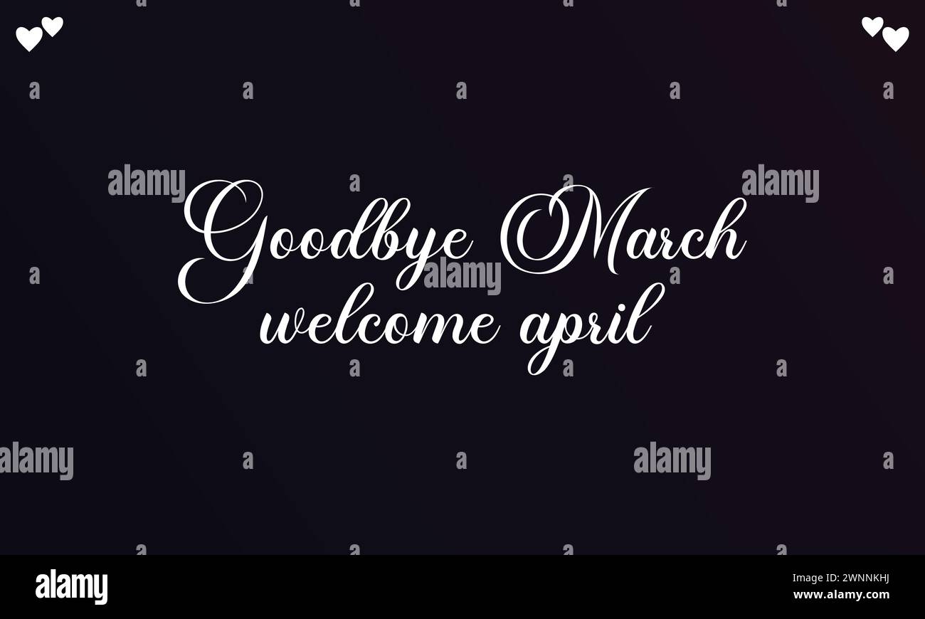 Month of april Stock Vector Images - Alamy