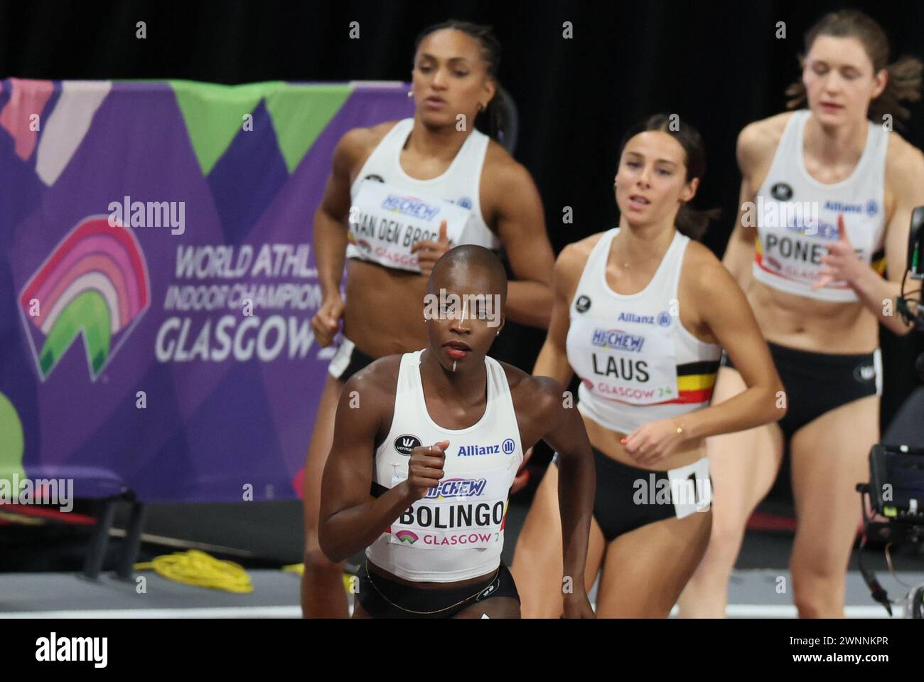 Glasgow, UK. 03rd Mar, 2024. Belgian Naomi Van den Broeck, Belgian Helena Ponette, Belgian ...