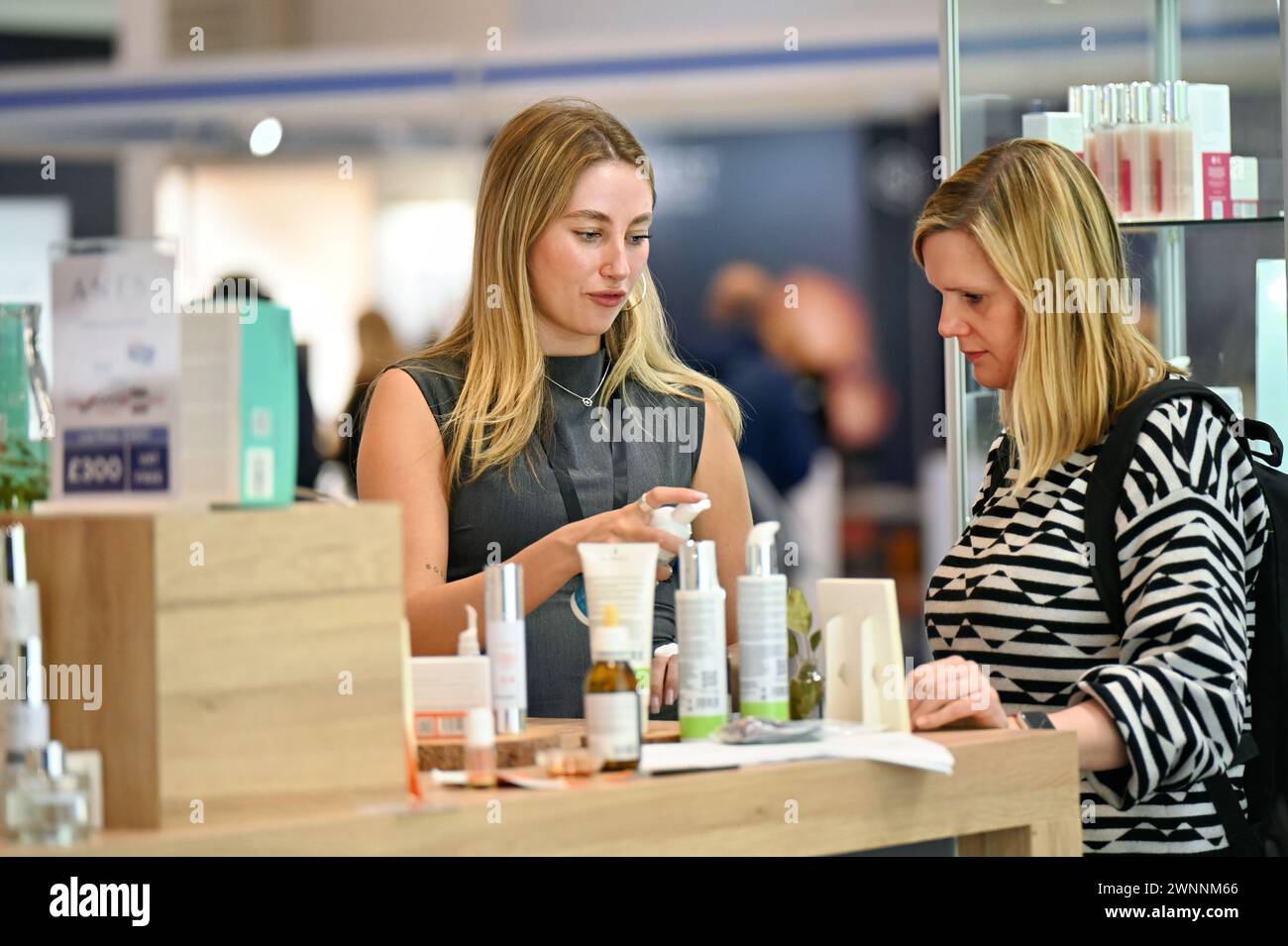 London, UK. 3rd Mar, 2024. Hundreds of stalls exhibition at The UK's ...