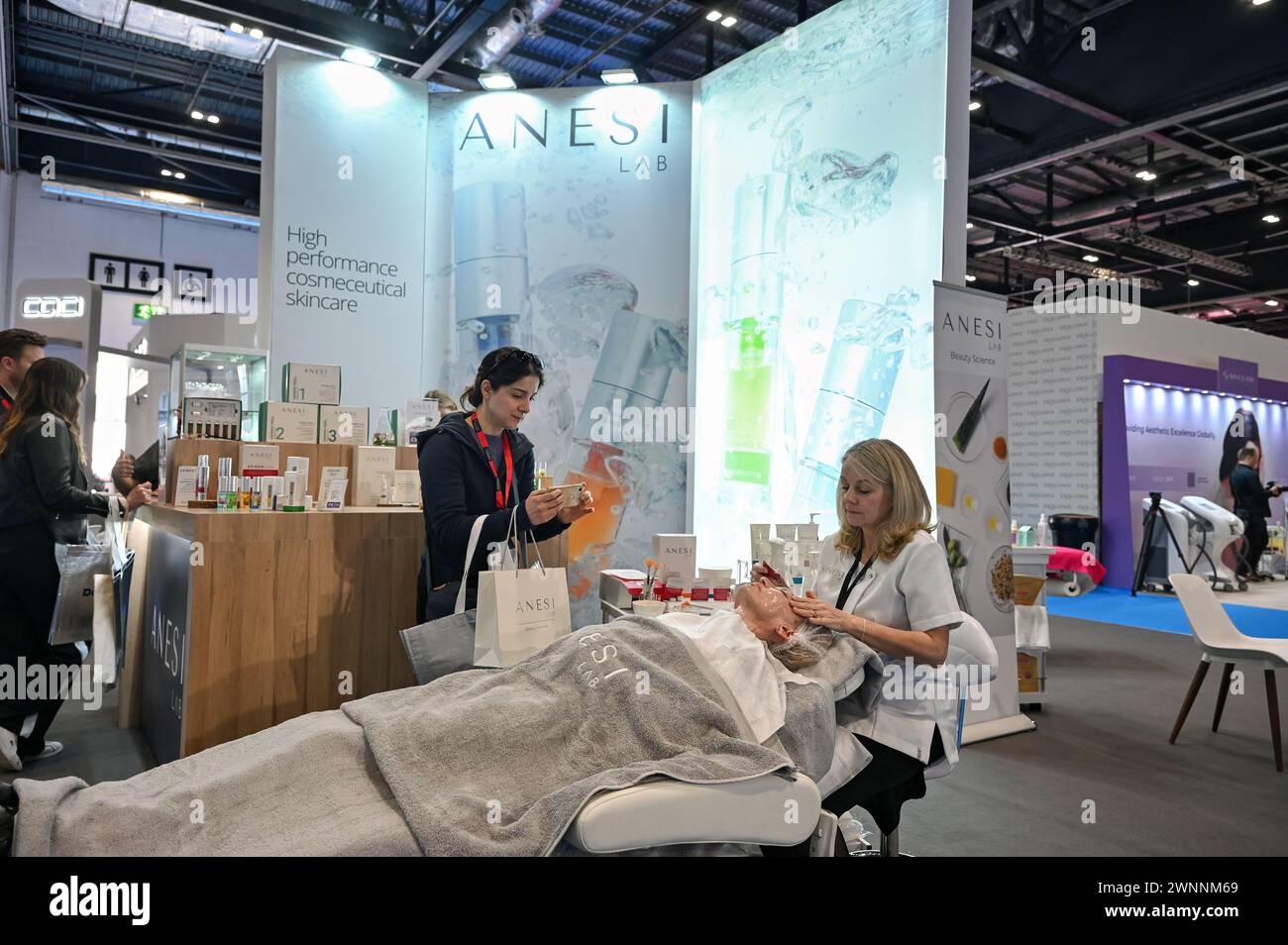 London, UK. 3rd Mar, 2024. Anesi Lab is a Epigenesse Energy, Skin ...