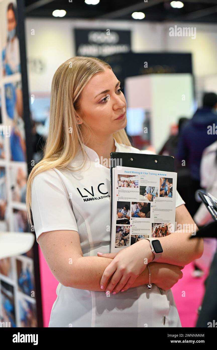 London, UK. 3rd Mar, 2024. Hundreds of stalls exhibition at The UK's ...