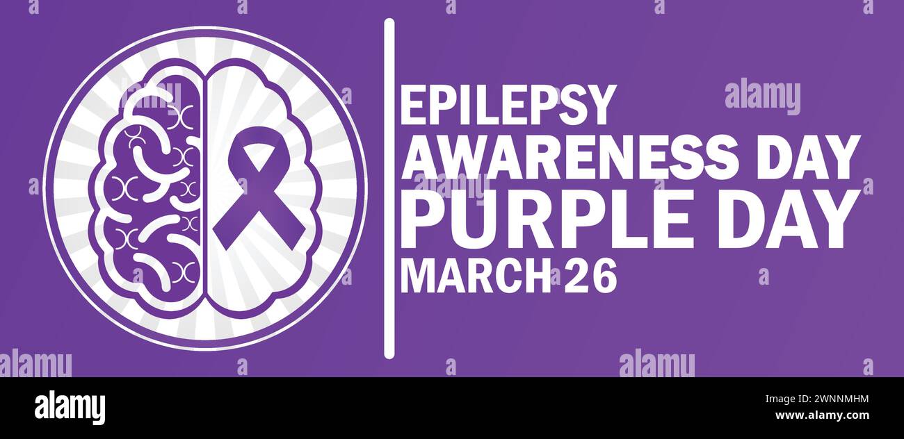 Epilepsy Awareness Day Purple Day. Suitable for greeting card, poster ...