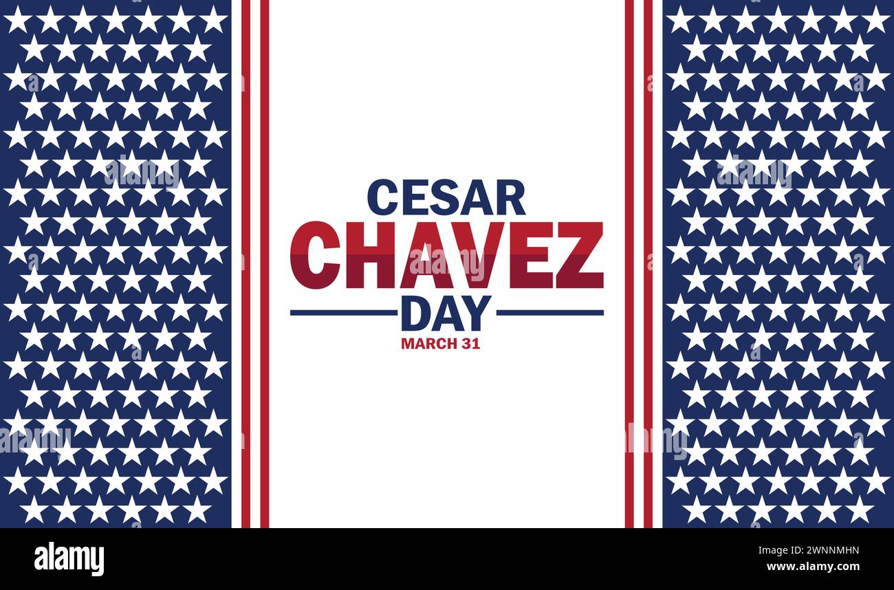 Cesar Chavez Day wallpaper with shapes and typography. Cesar Chavez Day ...