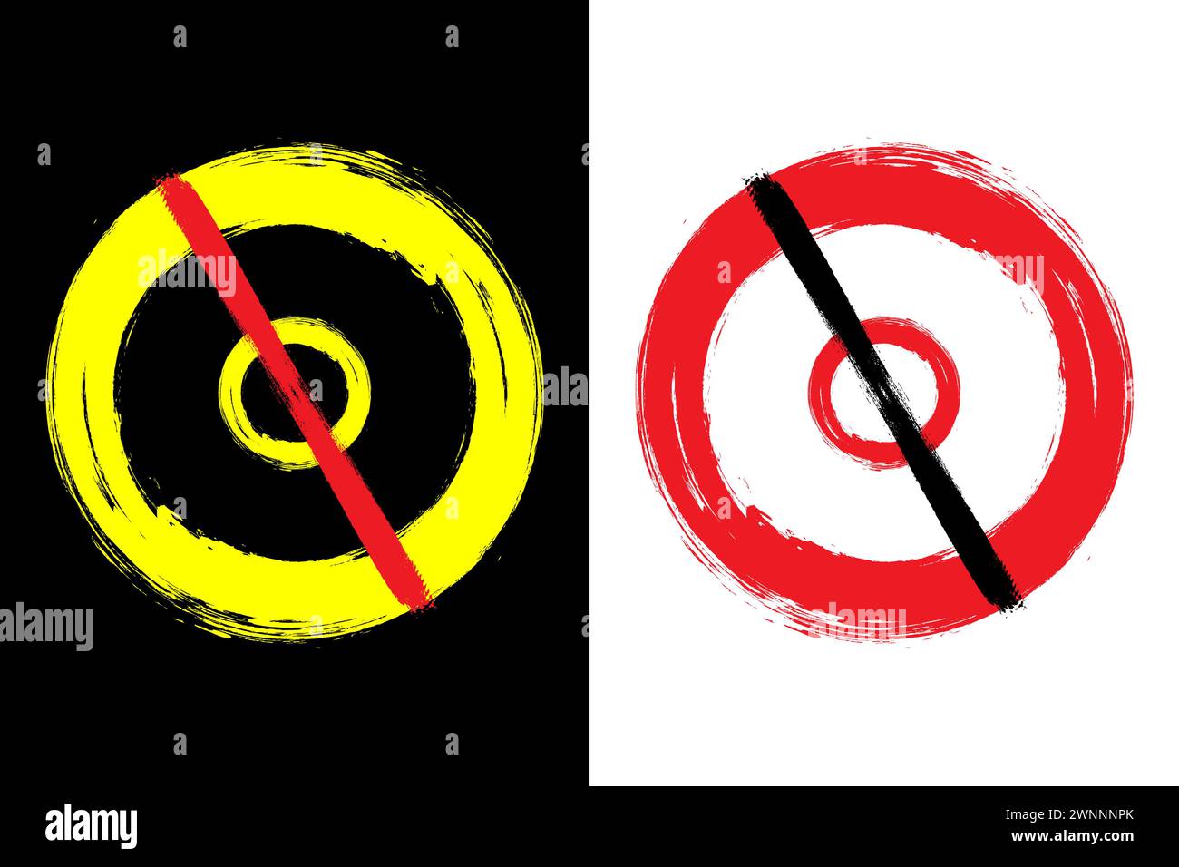 Enso zen stroke red circle japanese brush symbol vector illustration ...