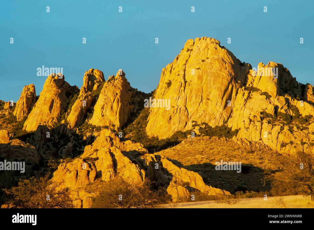 The west side of the Dragoon Mountains in Southern Arizona Stock Photo ...