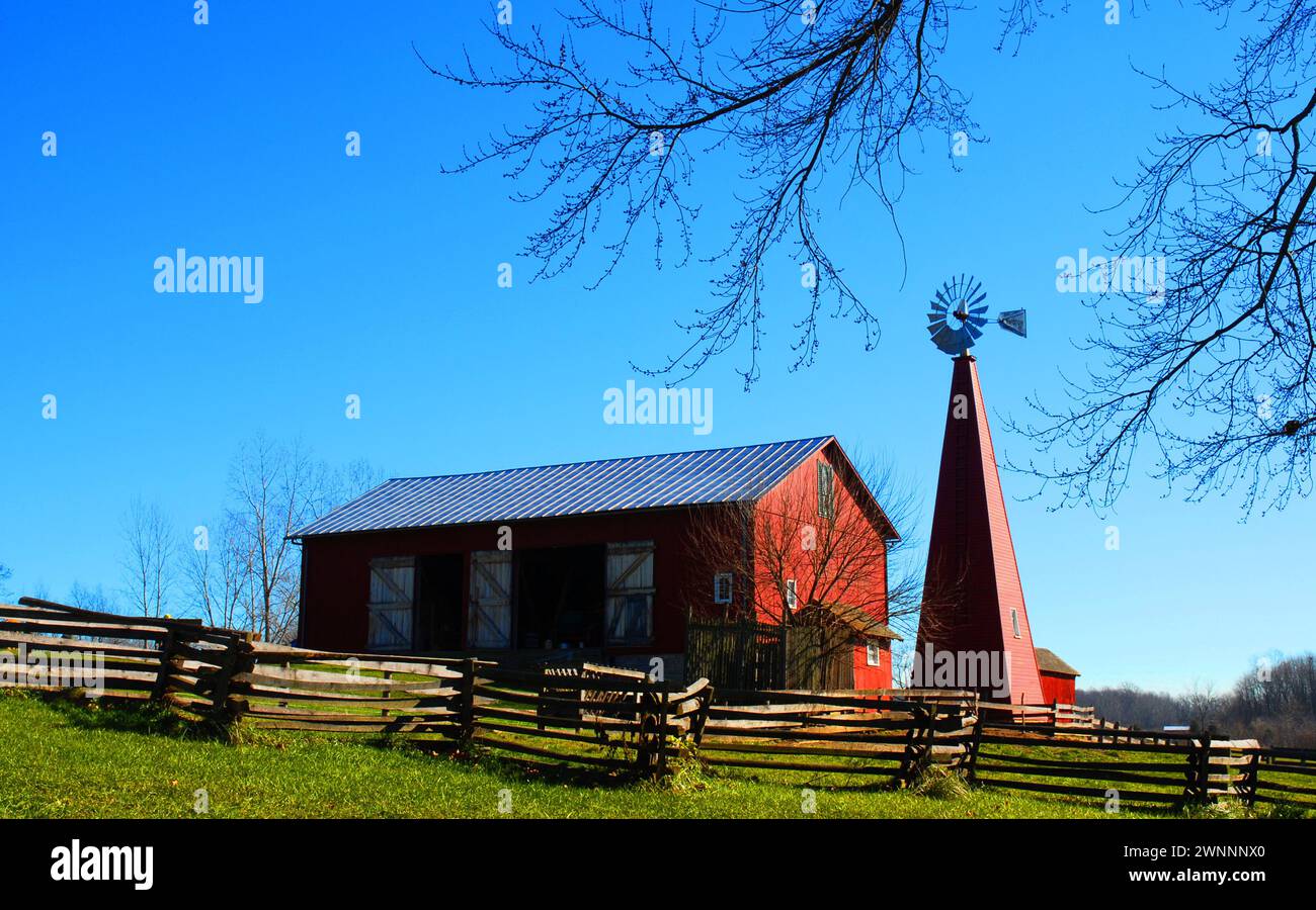 Historic Daniel Arnold Homestead in Dayton, Ohio Stock Photo - Alamy