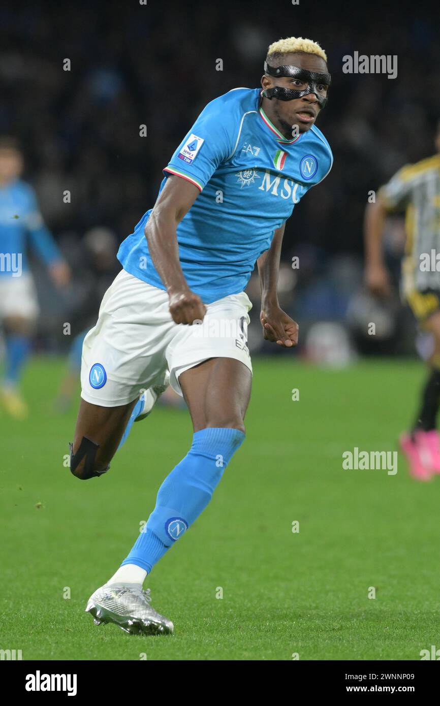 Napoli, Italy, 3 March, 2024 Victor Osimen of SSC Napoli during the ...