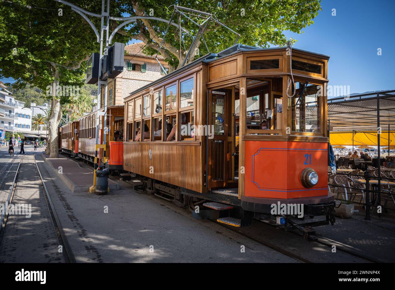 Port tram soller mallorca hi-res stock photography and images - Alamy