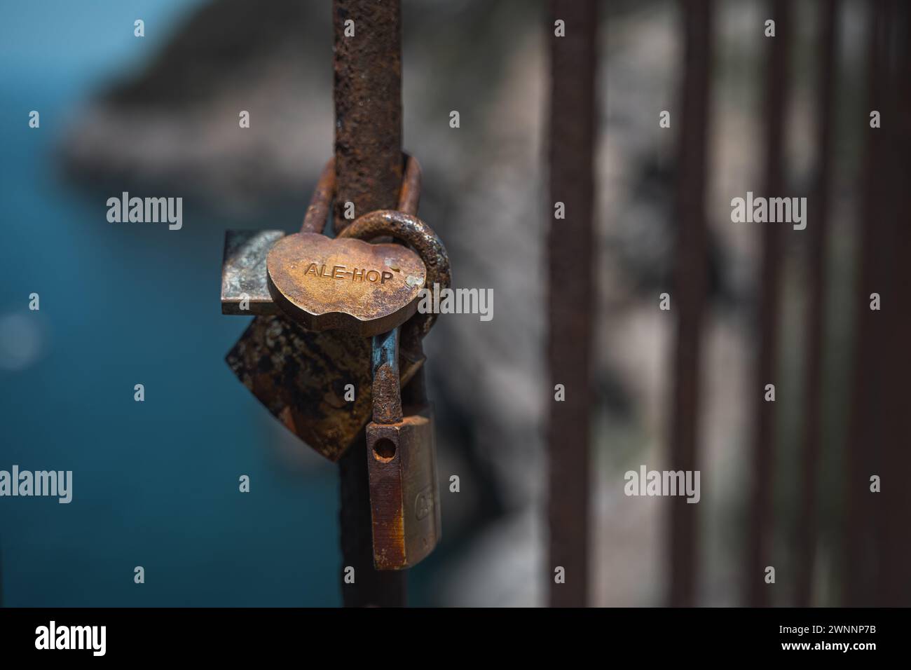 Spanish Love Locks Stock Photo - Alamy