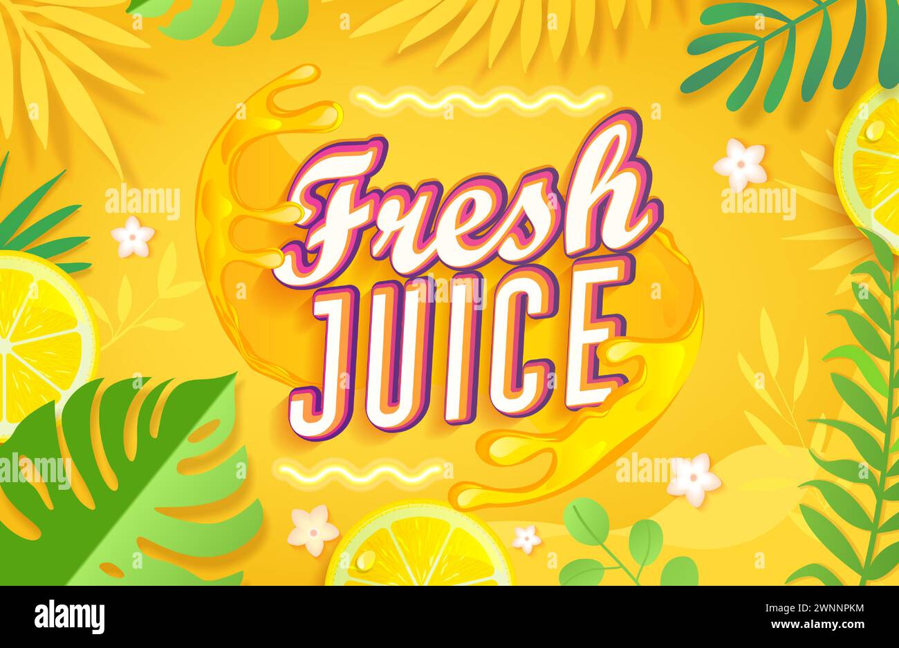 Fresh orange juice label with splash Stock Vector Image & Art - Alamy