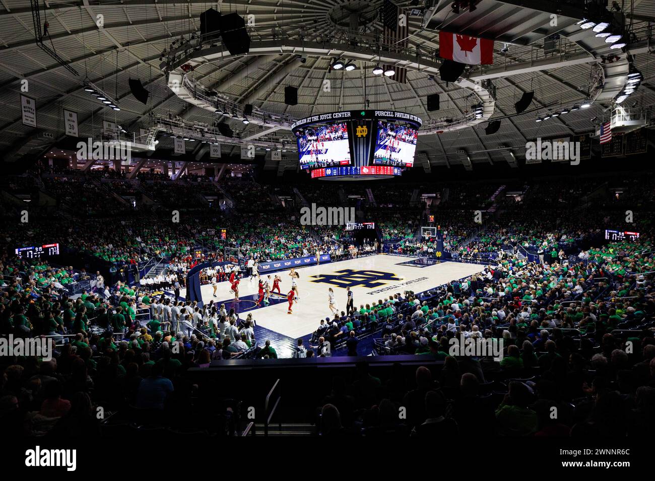South Bend, Indiana, USA. 03rd Mar, 2024. A general overall view of ...