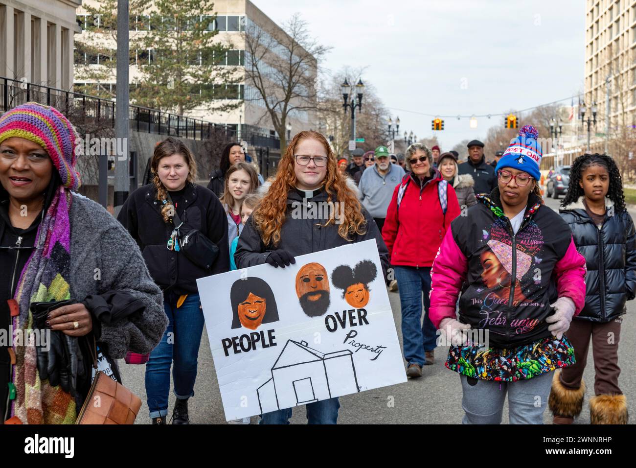 Lansing, Michigan, USA. 2nd Mar, 2024. The Poor Peoples Campaign ...