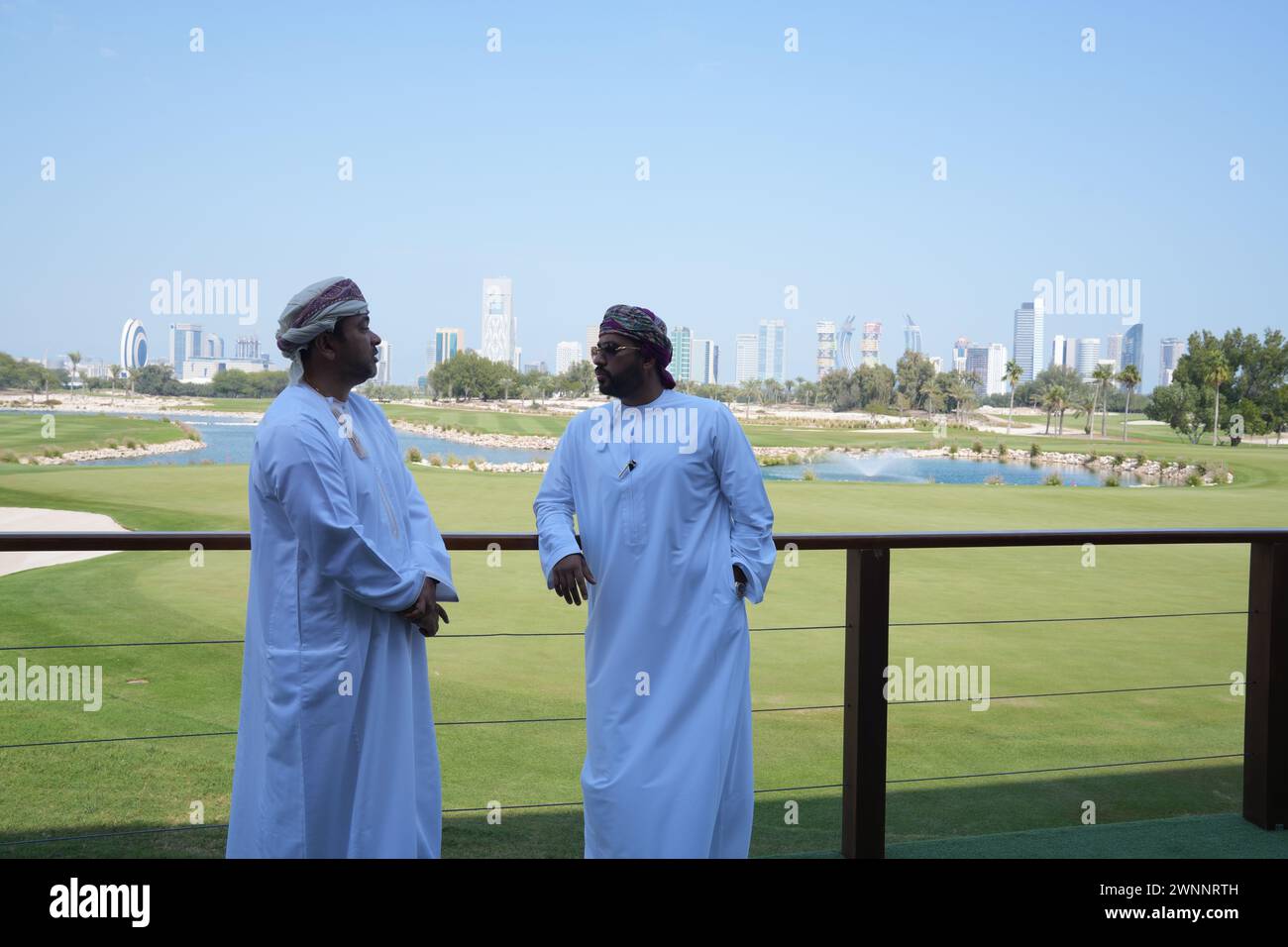 GCC Golf Championship in Qatar on February 29, 2024 Friday at Doha Golf ...