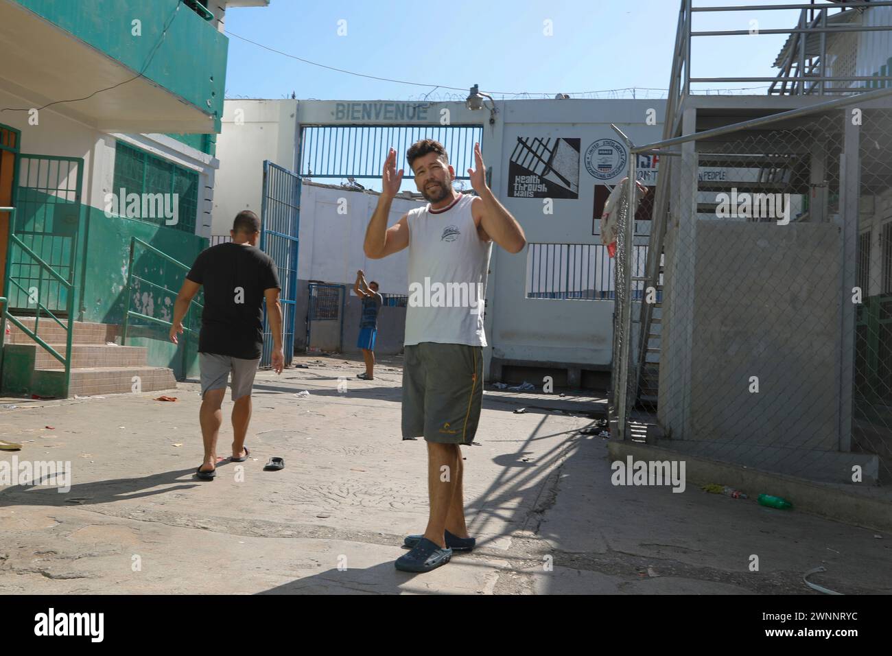 ADDS NAME - Former Colombian soldier Francisco Eladio Uribe, an inmate ...