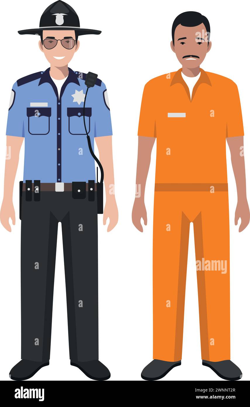 Penitentiary policeman Stock Vector Images - Alamy