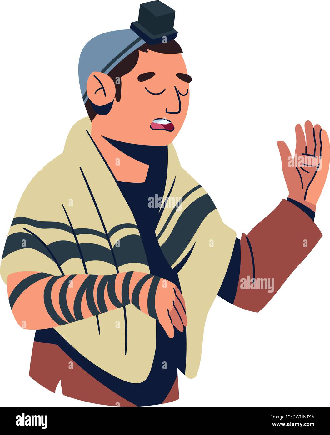 jewish tefillin traditional Stock Vector Image & Art - Alamy