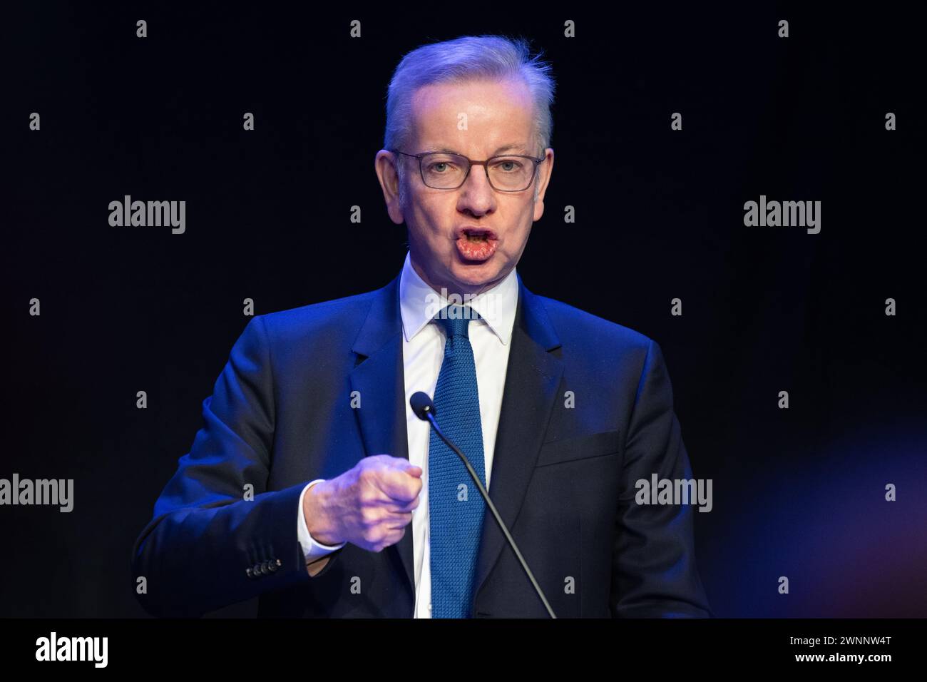 Michael Gove 2024 speaking at Scottish Conservative Party Conference ...