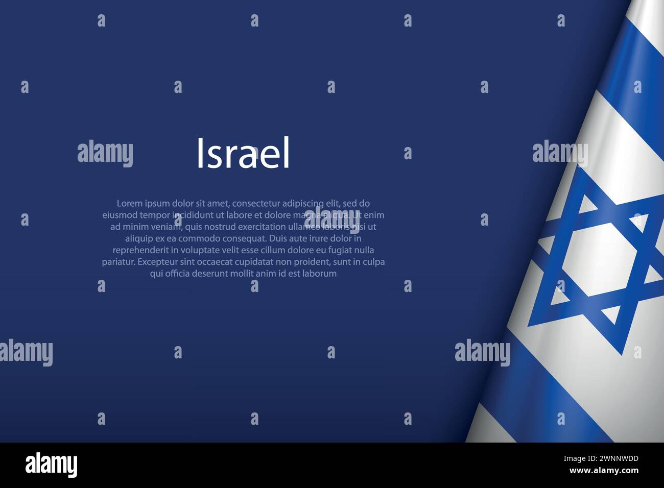 Israel flag dark background Stock Vector Images - Alamy